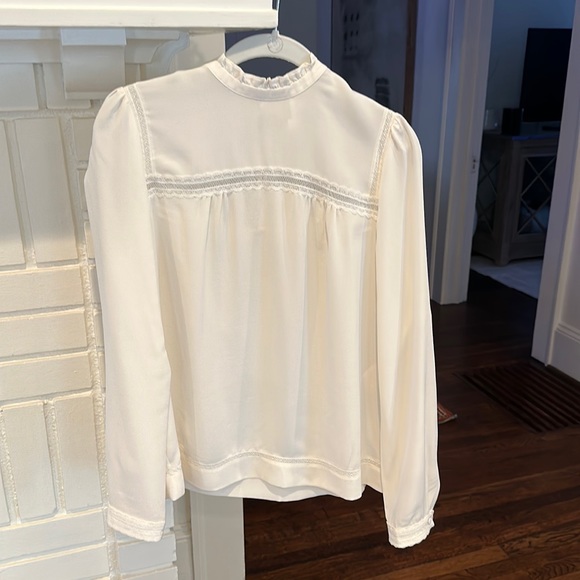 Sezane | Tops | Sezane Silk Blouse | Poshmark